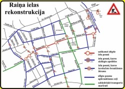 Slēgts Mātera ielas krustojums - Jelgava